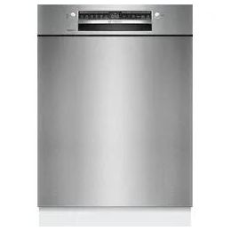 Bosch Unterbaugeschirrspüler "SMU4EVS09E", Energieeffizienz: B (A-G), silber (gebürsteter stahl), B:59,8cm H:81,5cm T:57,3cm, Geschirrspüler, Automatische Türöffnung für Effizienz, flexible Körbe & Schubladen, Topseller