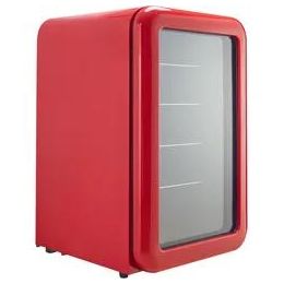 Hanseatic Getränkekühlschrank "HBC115ERRH red", Standardmodul: E (A-G), silber (rot), B:55cm H:83,5cm T:55,5cm, Kühlschränke