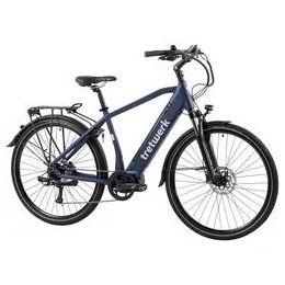 E-Bike Tretwerk "Sonic" Gr. 50, blau, Elektrofahrräder, 50cm, 28 Zoll (71,12cm), Pedelec, Elektrofahrrad für Damen u. Herren
