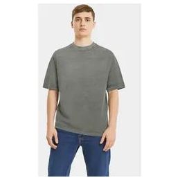 Only & Sons Rundhalsshirt ONLY & SONS "ONSDISTRESS RLX SS TEE", Herren, Gr. XL, grau (castor gray), Jersey, Obermaterial: 100% Baumwolle, unifarben, loose fit normal, Rundhals, Shirts