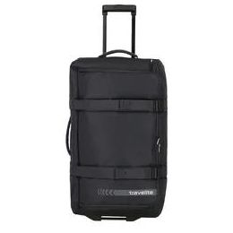Weichgepäck-Trolley Travelite "KICK OFF, verschiedene Größen und Farben", Gr. B/H/T: 68cm x 37cm x 26cm 65 l, grau (anthrazit), Polyester, unifarben, Koffer, Reisetasche Reisegepäck Reisekoffer Trolley Freizeittasche