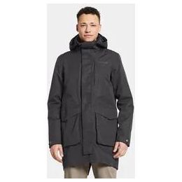 DIDRIKSONS 1913 Funktionsparka DIDRIKSONS "ANDREAS USX PARKA", Herren, Gr. 3XL, schwarz, Web, Obermaterial: 100% Polyamid, unifarben, mit Druckknöpfen, Jacken
