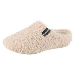 Pantoffel VERBENAS, Damen, Gr. 39, beige, Textil, Klassisch, Schuhe Hausschuh Pantoffeln Plüsch Hausschuh, Hausschuh, Homeslipper, Clog in kuscheliger Optik