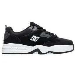 Sneaker DC Shoes "DC Ascend", Gr. 9(42), schwarz-weiß (schwarz, weiß), Obermaterial: Leder (Kuh) / Futter: Textil / Außensohle: Gummi, Schuhe