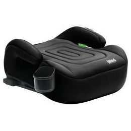Kindersitzerhöhung fillikid "Flip Deluxe, Auto mit verstellbarem Iso-Fix", Baby, schwarz, Polyester, Kindersitze, mit Flaschenhalter