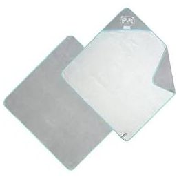 Kapuzenhandtuch Dyckhoff "Panda", grau (platin), B:90 L:90, Frottier, Frottier, Handtücher