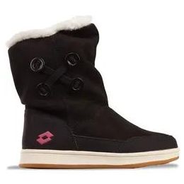 Winterboots Lotto, M&auml;dchen, Gr. 39, pink (schwarz, pink), Synthetik, mehrfarbig, Schuhe Winterboots, - mit kuschelig-w&auml;rmendem Innenfutter