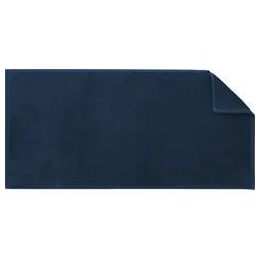 Handt&uuml;cher Egeria "Elegant", blau (dusty blau), B:50cm L:100cm, Walkfrottier, Obermaterial: 100% Baumwolle, Handt&uuml;cher, Uni Programm mit Webkante, reine Baumwolle