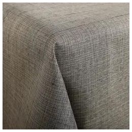 Tischdecke Delindo Lifestyle "SAMBA" Gr. 1, grau (taupe), B:160cm L:130cm, Polyester, Tischdecken, Fleckabweisend, UV-beständig, 230 g/m2