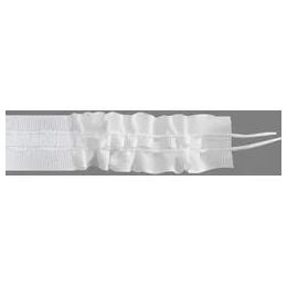 Kräuselband GOOD LIFE "Teve" Gr. 1, weiß, B:2,2cm L:1.000cm, Kunstfaser, Gardinenbefestigungen, zum Aufnähen an Vorhang- und Gardienenstoffen