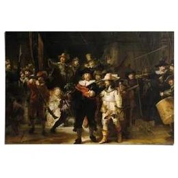 Poster Reinders "Rembrandt Die Nachtwache", braun (farbe bild(er): braun), B:91,5cm H:61cm, Papier, Bilder, Poster