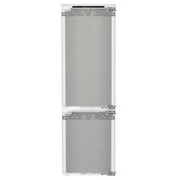 Liebherr Einbaukühlgefrierkombination "ICBNci 5153", Energieeffizienz: C (A-G), silber, Rechtsanschlag, wechselbar, Kühlschränke