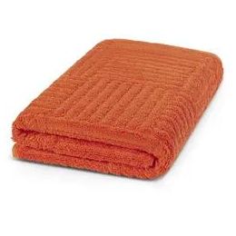 Duschtuch Ross "CARRE", orange, B:70cm L:140cm, Frottier, Frottier, Handtücher, 100% Baumwolle, Rippenstruktur, große Farbauswahl