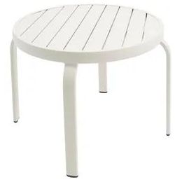 Best Freizeitmöbel Beistelltisch BEST "Phil", beige (sand), B:50cm H:43cm T:50cm, Aluminium, Tische, Beistelltisch