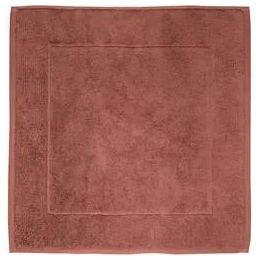 Badematte Framsohn FROTTIER "Uni Basic Hotelmatte" Gr. 3, orange (terrakotta), H:11mm, Baumwolle, Badematten, große Farbpalette, Hergestellt in Österreich, Badezimmerteppich