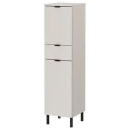 Midischrank Germania "GW-Arcena", braun (kaschmir), B:30cm H:120cm T:34cm, Spanplatte, Schränke