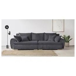 Big-Sofa Home Affaire "Katja, B: 275 cm", grau (anthrazit), B:275cm T:108cm, 100% Polyester, Sofas, Mega-Sofa mit 4 Zierkissen, Topseller