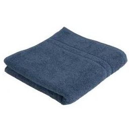 WEWO-Fashion Handtücher WEWO FASHION "9518H", blau (jeans), B:50cm L:100cm, Frottee, Frottier, Handtücher, saugstark