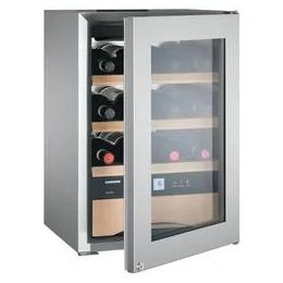 Liebherr Einbauweintemperierschrank "WKes 653_996911951", Standardmodul: E (A-G), silber (silberfarben), B:42,5cm H:61,2cm T:47,8cm, Weinkühlschränke