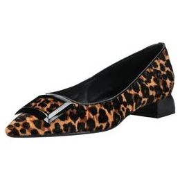 Högl Pumps HÖGL "Högl Pumps Veloursleder", Damen, Gr. 37,5, braun (leopard), Veloursleder, Schuhe