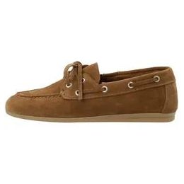 Ca'Shott Ballerina CA'SHOTT "Ca'Shott Flat shoe CASCILLE", Damen, Gr. 40, Normalschaft, tan, Obermaterial: 100% Leder, Schuhe