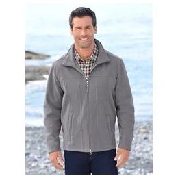 Classic Dog Fleecejacke CLASSIC, Herren, Gr. 56, grau, 100% Polyester, unifarben, Langarm, Jacken