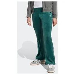 Sporthose Adidas ORIGINALS "VELOUR PANTS", Kinder, Gr. 134, N-Gr, aurora ivy, weiß, Obermaterial: 94% Polyester, 6% Elasthan, sportlich, Hosen