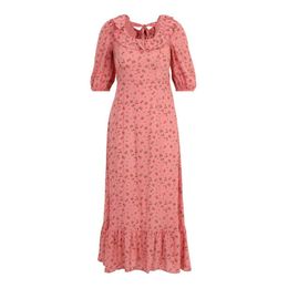 Dorothy Perkins Tall Kleid Damen Gr&ouml;&szlig;e 42 gr&uuml;n / pink / dunkelrot Winterkleid
