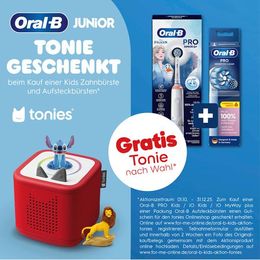 Oral-B Elektrische Zahnbürste Kinder PRO Junior Frozen, ab 6 Jahren