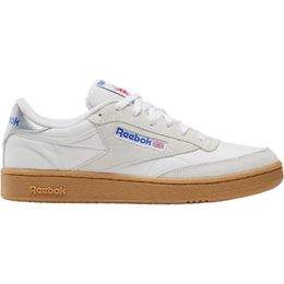 Reebok Club C 85 Sneaker Herren - wei&szlig; - Gr. 42 - Leder/Suedeleder