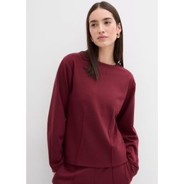 bonprix Langarmshirt aus Punto di Roma, rot, Viskose