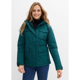 bonprix Wasserdichte Funktions-Jacke, gr&uuml;n, Gr.42, Wasserdichte Funktions-Jacke