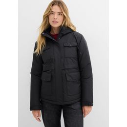 bonprix Wasserdichte Funktions-Jacke, schwarz, Gr.52, Wasserdichte Funktions-Jacke