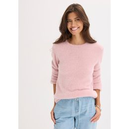 bonprix Softer Pullover mit weiten &Auml;rmeln, rosa