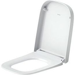Duravit Univavo WC-Sitz Eckig 0023890000 Absenkautomatik, abnehmbar, Scharniere Edelstahl, Weiß