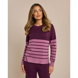 Strickpullover mit Streifendetail