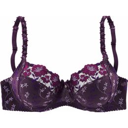 Nuance by Lascana Damen B&uuml;gel-BH, aubergine, Gr&ouml;&szlig;e 100E