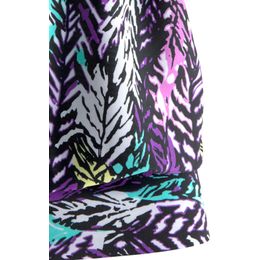 Lascana Damen Oversize-Tankini, schwarz-bedruckt, Gr&ouml;&szlig;e 40