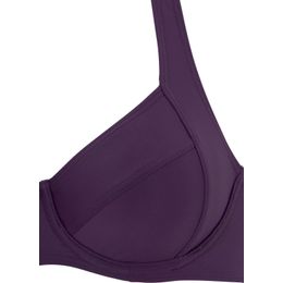 Lascana Damen B&uuml;gel-Bikini, lila, Gr&ouml;&szlig;e 44F