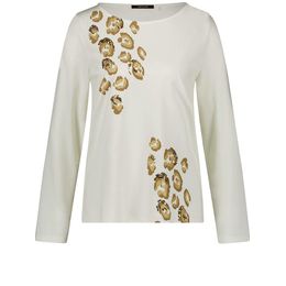 Taifun Longsleeve in Wei&szlig; - 60% | Gr&ouml;&szlig;e 44 | Damen-tops