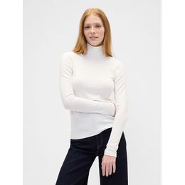 GAP Longsleeve in Wei&szlig; - 68% | Gr&ouml;&szlig;e XS | Damen-tops