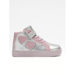 Lelli Kelly Sneakers "Miriam" in Silber/ Rosa - 62% | Größe 28 | Babysneakers