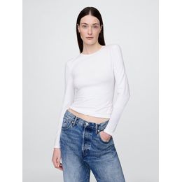 GAP Longsleeve in Wei&szlig; - 49% | Gr&ouml;&szlig;e M | Damen-tops