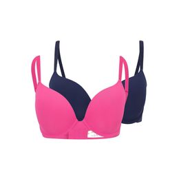 Dorina BH Damen Größe 80 navy / pink