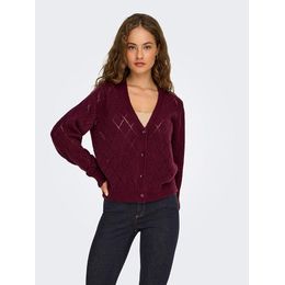 Jacqueline de Yong JDY Cardigan in Rot - 51% | Gr&ouml;&szlig;e XS | Damen-pullover-cardigans