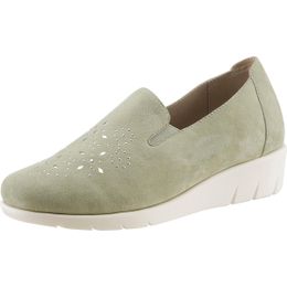Damen Slipper eucalyptus, Gr&ouml;&szlig;e 36