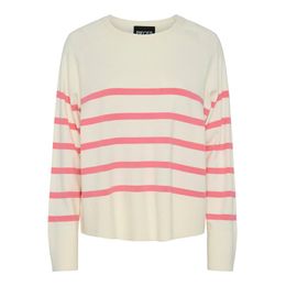 Pieces Pullover 'PCSia' Damen Gr&ouml;&szlig;e S pitaya / offwhite