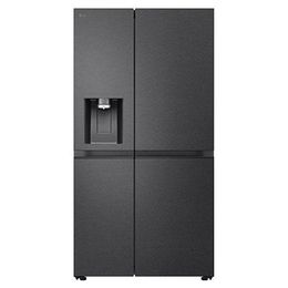 LG SidebySide K&uuml;hlschrank mit InstaView Door-in-Door&reg; (D, 628L, 179 cm hoch ) mit Eis, Crushed Ice und Wasserspender, Festwasseranschluss & Craft Ice GSLE81EPBD