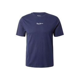 Pepe Jeans T-Shirt 'DEROK' Herren Größe XL navy / offwhite