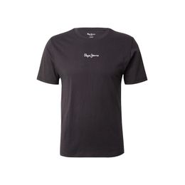 Pepe Jeans T-Shirt 'DEROK' Herren Größe M schwarz / offwhite